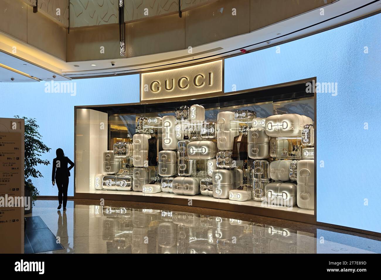 SHANGHAI, CHINA - NOVEMBER 15, 2023 - The GUCCI store at ifc ...
