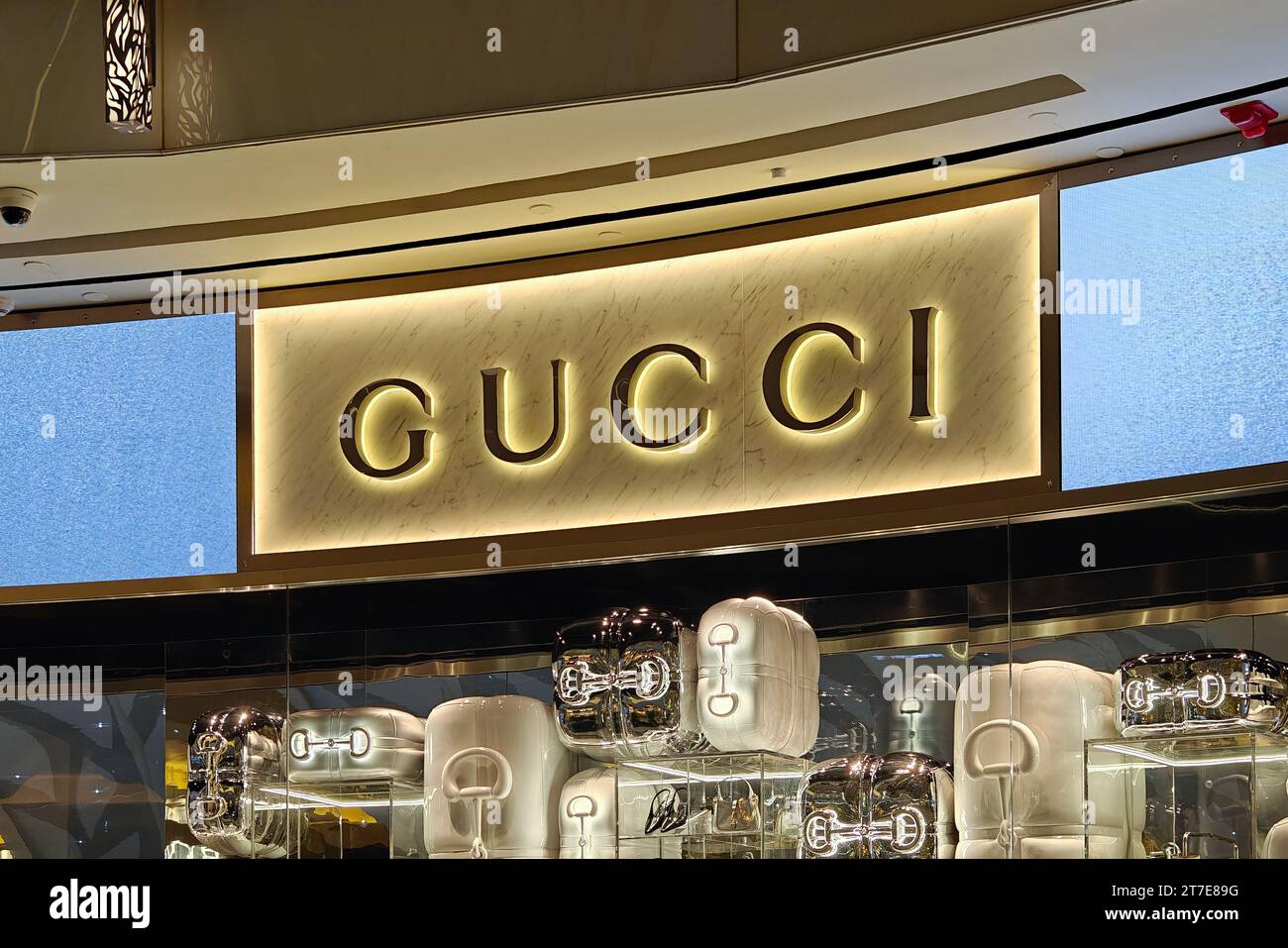 SHANGHAI, CHINA - NOVEMBER 15, 2023 - The GUCCI store at ifc ...