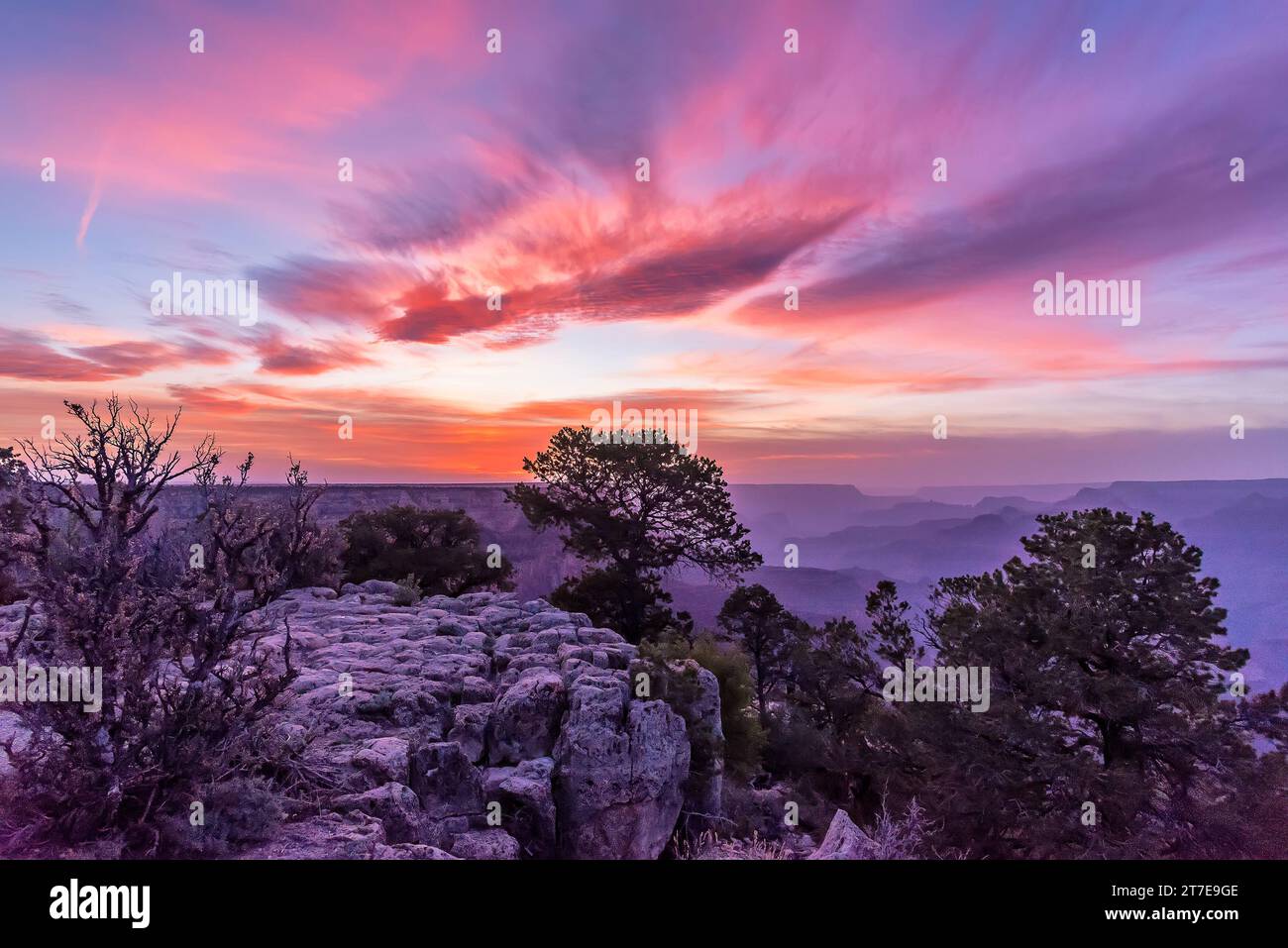 A Fiery sky for the last few minutes of the sunset viewed from Yaki ...
