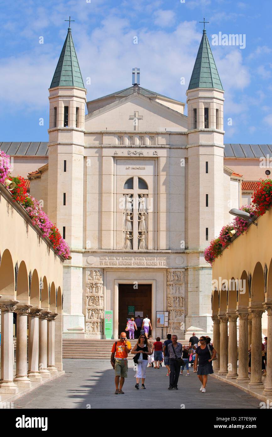 Basilica of Santa Rita. Cascia. Umbria. Italy Stock Photo - Alamy