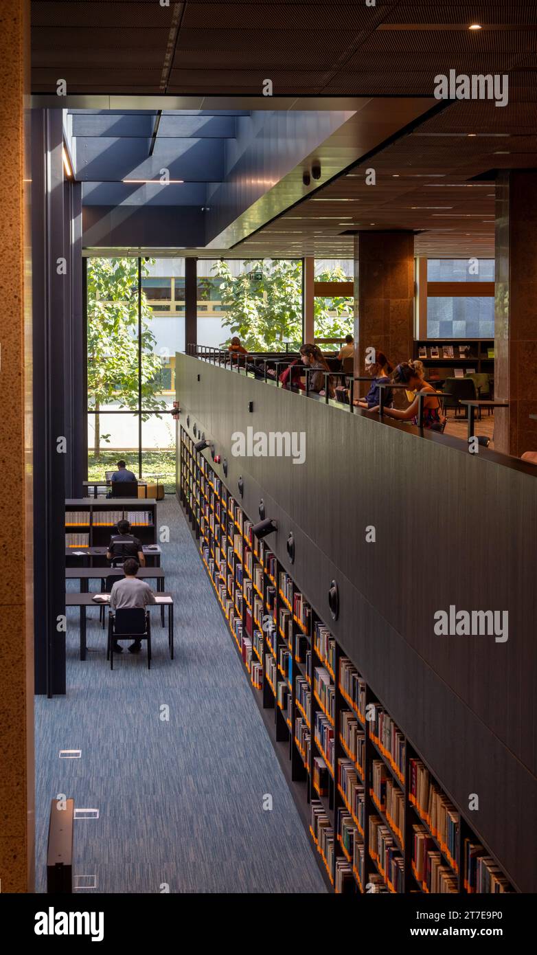 reading room, Polish National Library, Biblioteka Narodowa, Warsaw ...