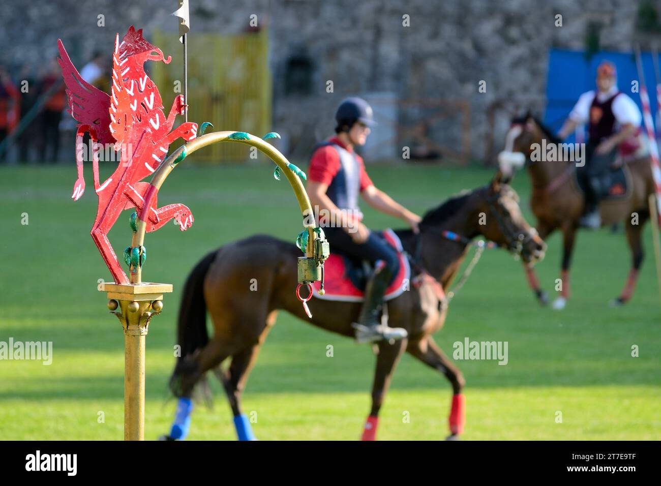 Race to the Ring. Narni. Umbria. Italy Stock Photo - Alamy
