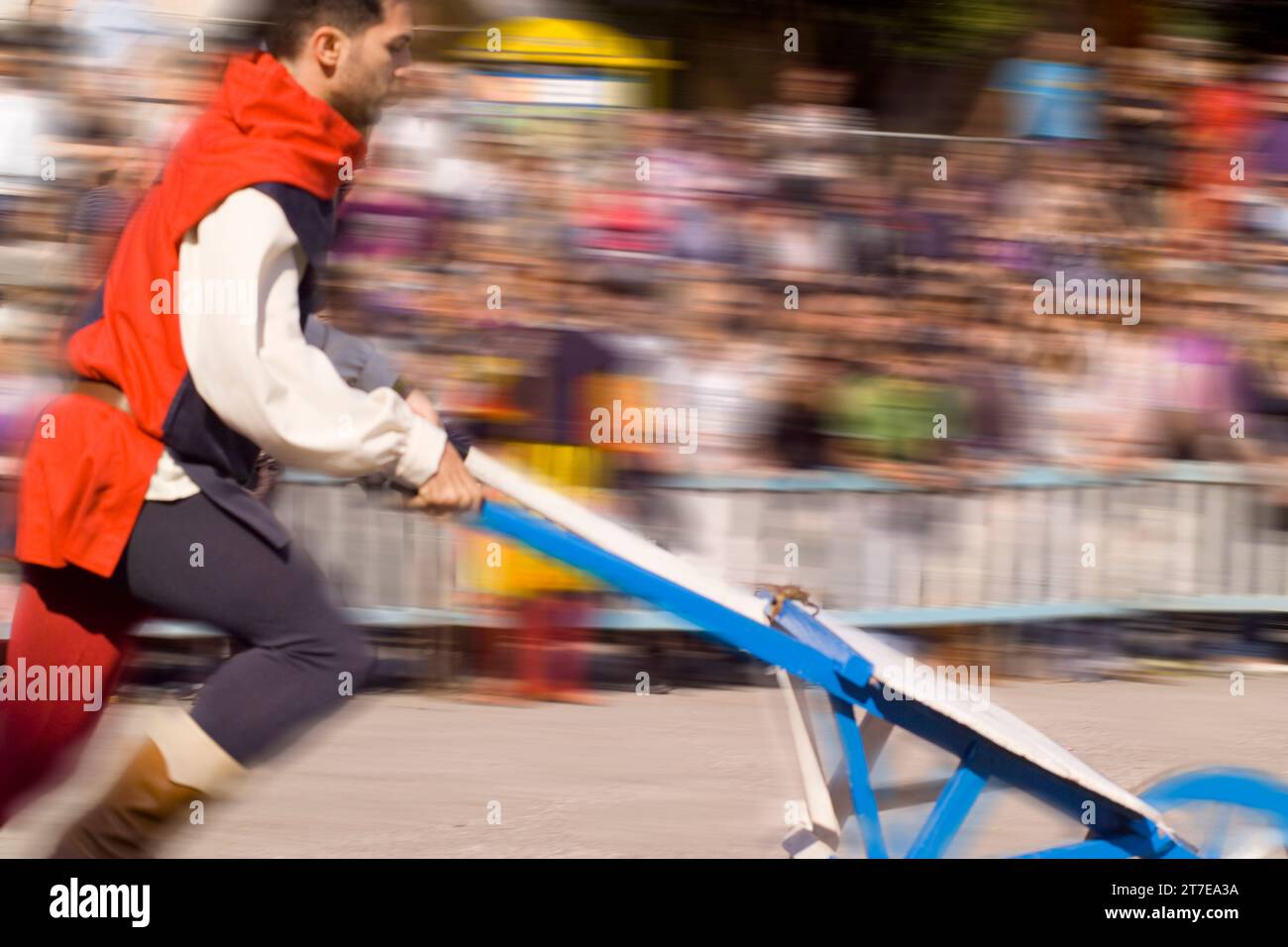 palio della rana, fermignano, marche, italia Stock Photo - Alamy