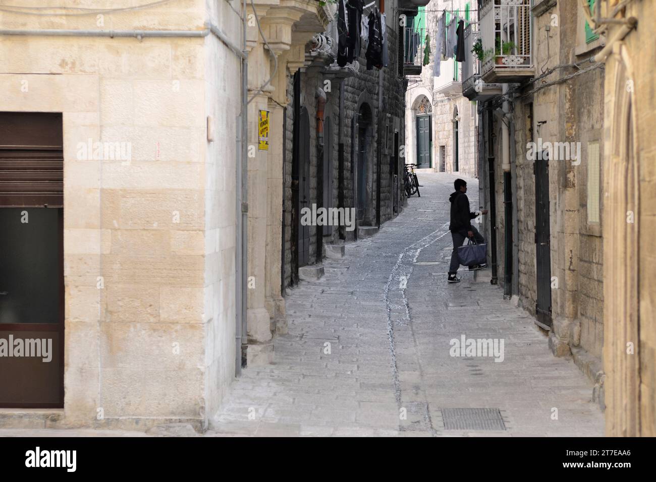 The Old Town. Molfetta. Puglia. Italy Stock Photo - Alamy