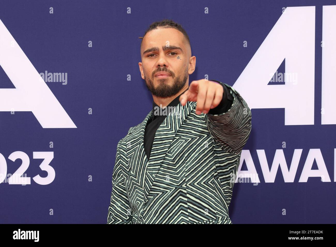 November 15, 2023: KOBIE DEE attends the 37th Annual ARIA Awards at The ...