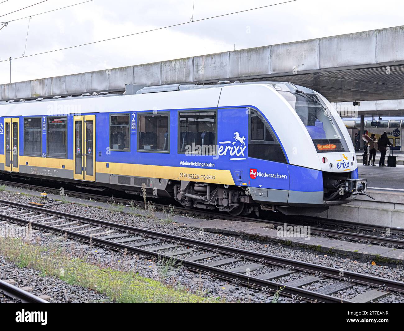 erixx im Hauptbahnhof Hannover Ein Zug von erixx steht im Hauptbahnhof von Hannover. *** erixx ...