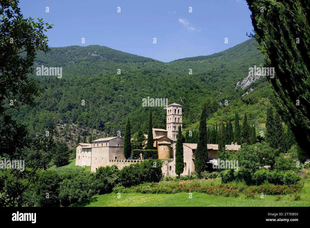 Abbey of San Pietro in Valle. Ferentillo. Umbria. Italy. Europe Stock ...