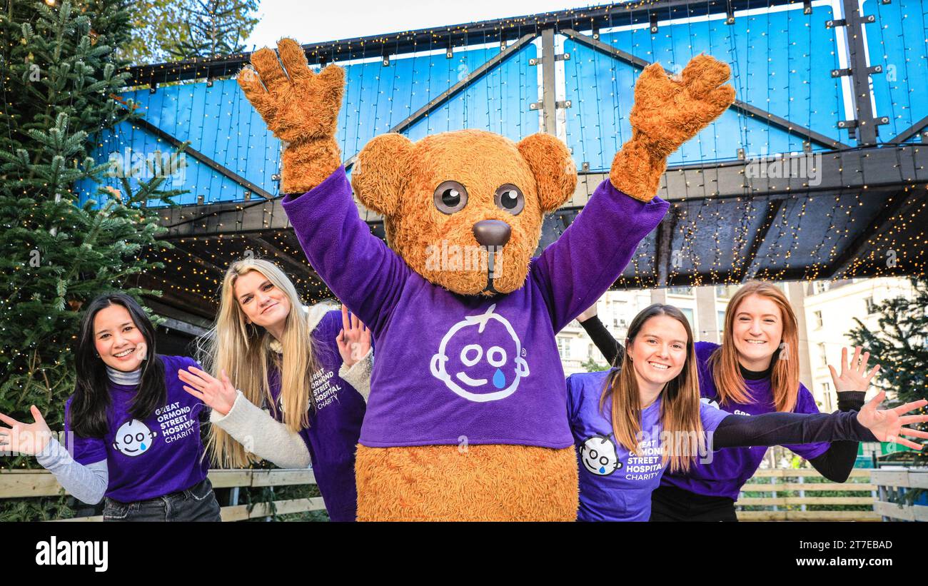 London, UK. 15th Nov, 2023. Underbelly's Skate West End at Hanover ...