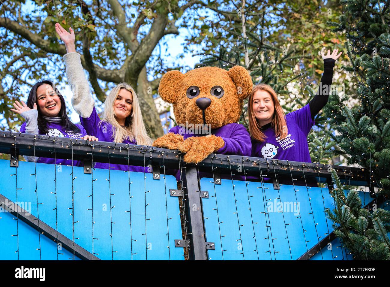 London, UK. 15th Nov, 2023. Underbelly's Skate West End at Hanover ...