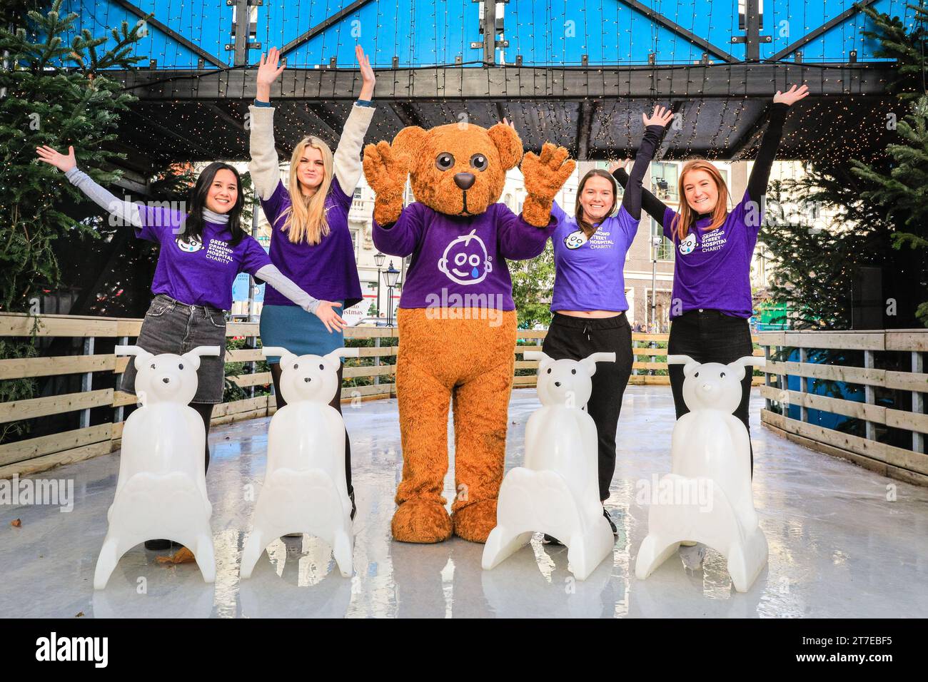 London, UK. 15th Nov, 2023. Underbelly's Skate West End at Hanover ...