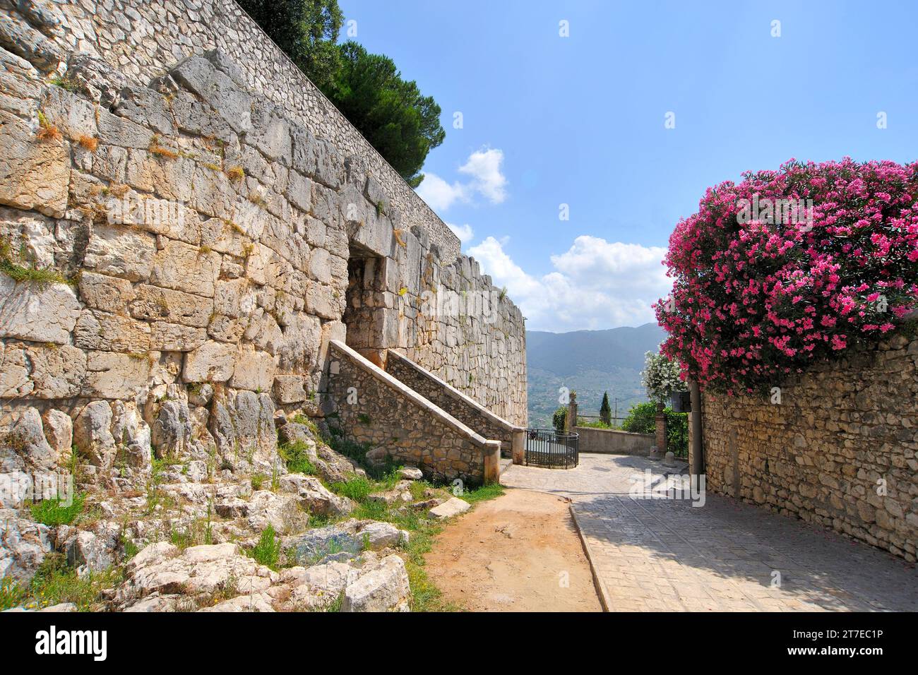Main Door of the Acropolis. Alatri. Lazio. Italy Stock Photo - Alamy
