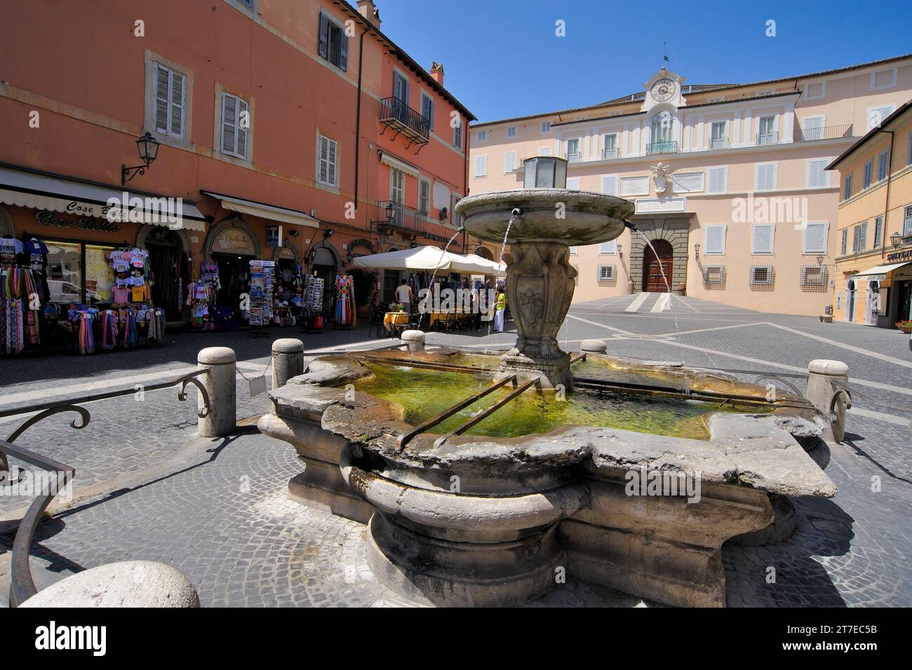 Liberty Square. Castel Gandolfo. Lazio. Italy Stock Photo - Alamy