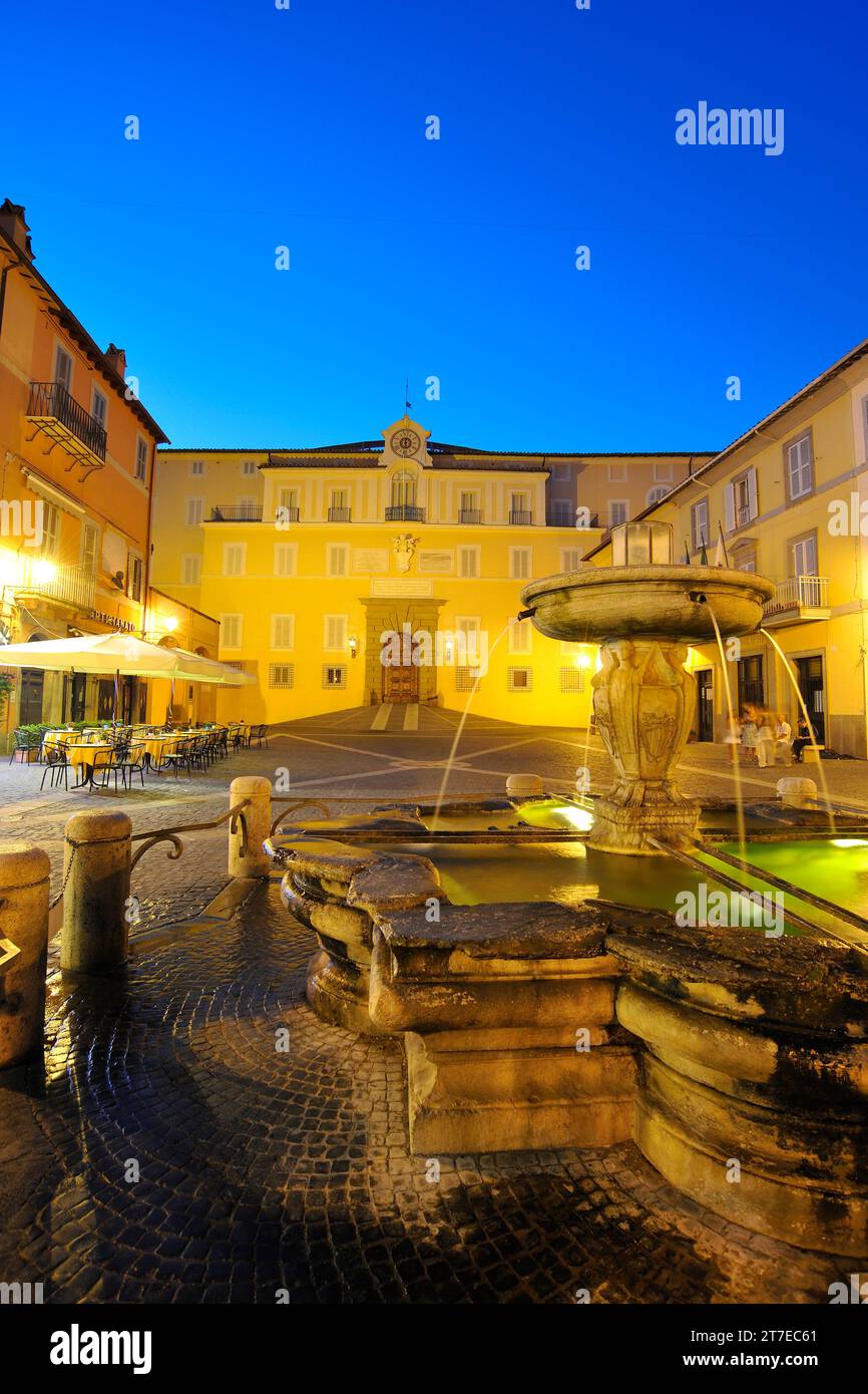 Liberty Square. Castel Gandolfo. Lazio. Italy Stock Photo - Alamy