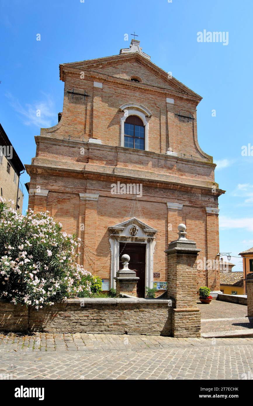Sanctuary of Santa Maria Goretti. Corinaldo. Marche. Italy Stock Photo ...