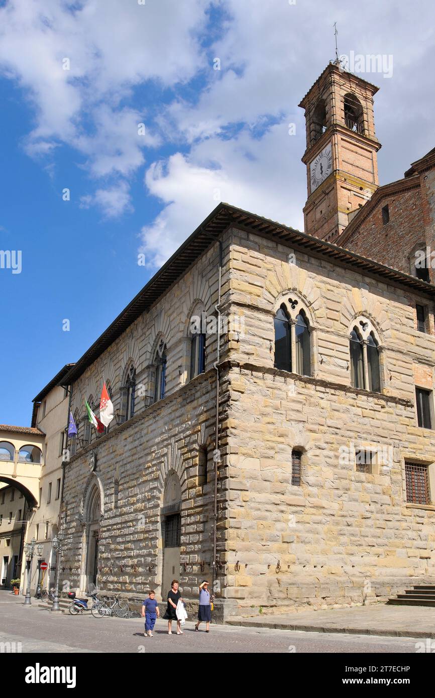Town Hall. Castle Town. Umbria. Italy Stock Photo - Alamy