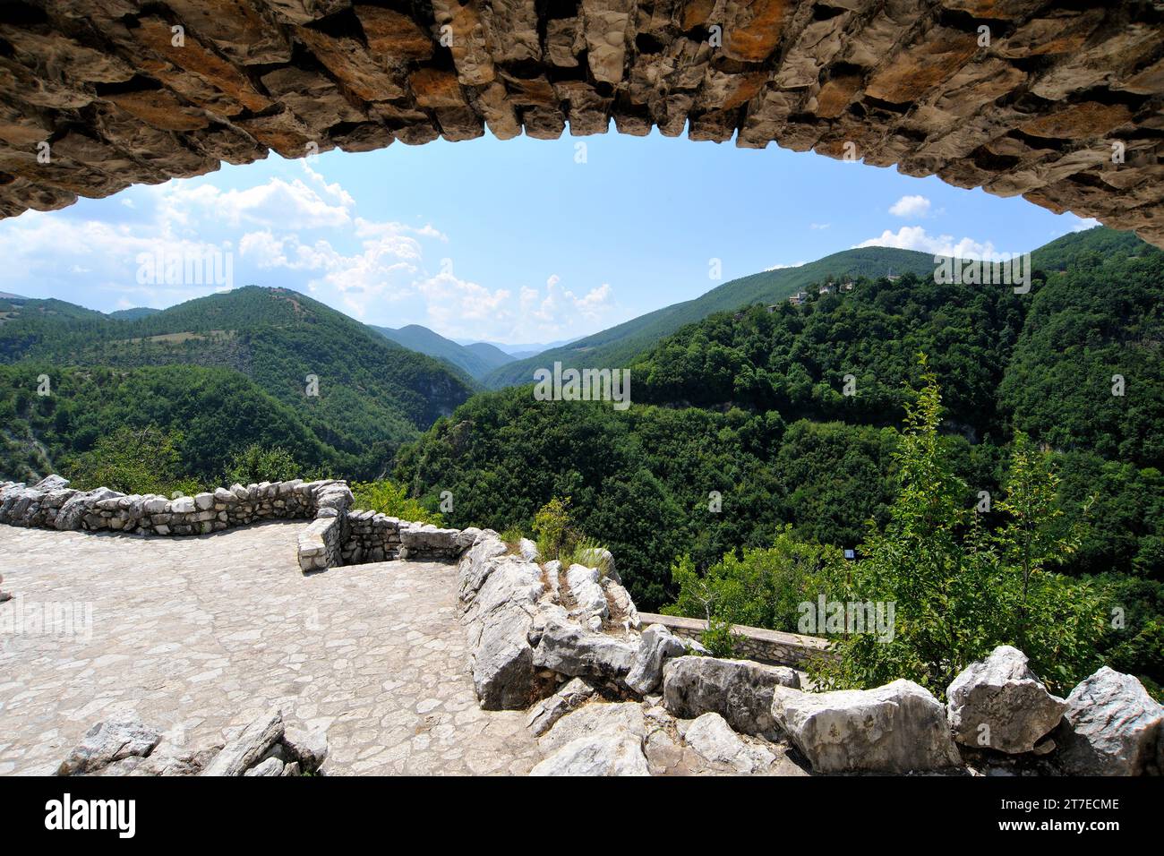 The Rock of Santa Rita. Roccaporena. Fraction of Cascia. Umbria. Italy ...