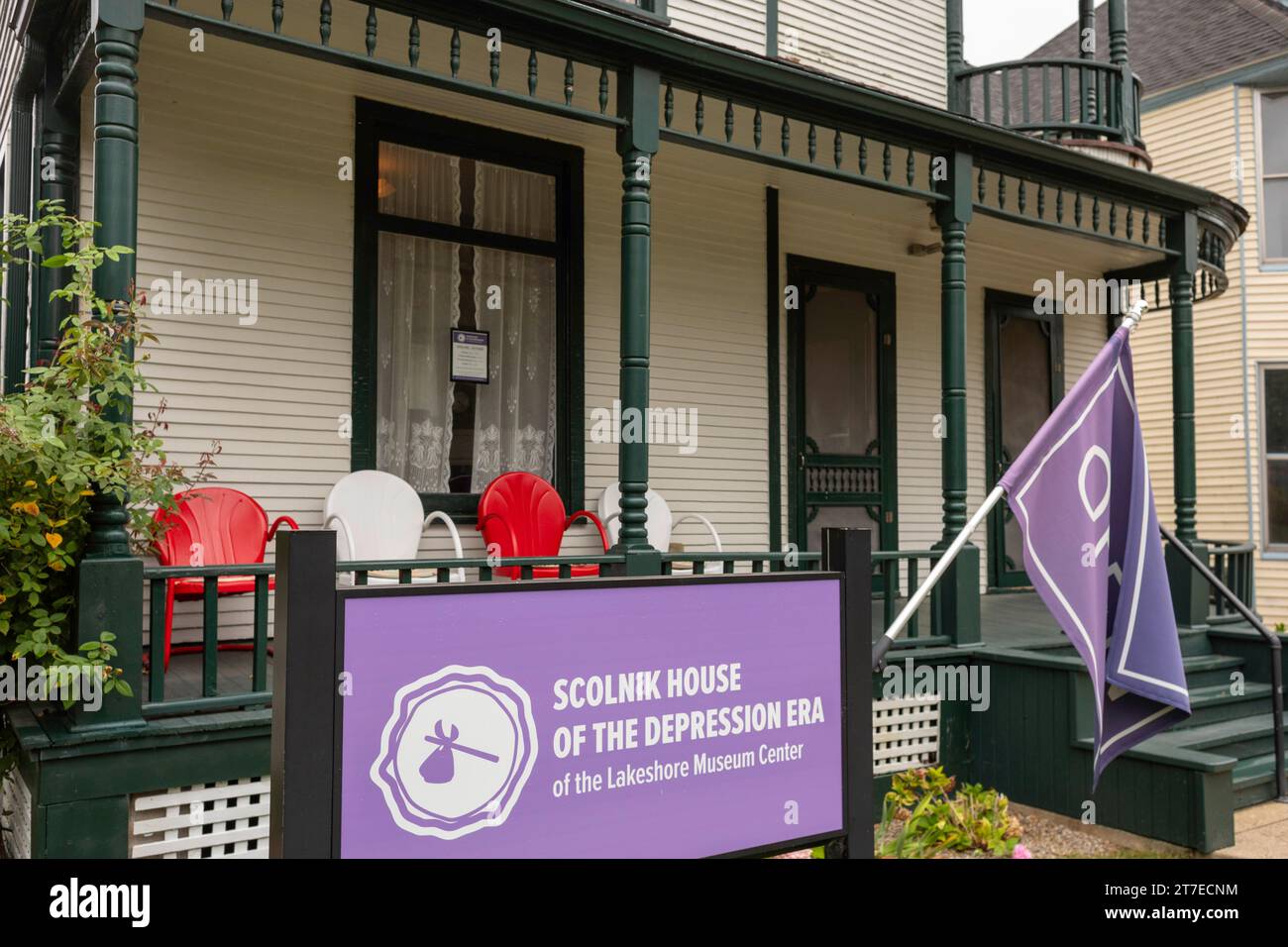 Muskegon, Michigan - The Scolnik House of the Depression Era, part of ...