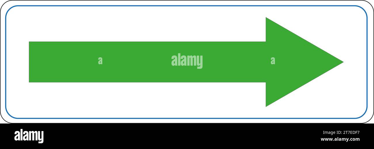 Green arrow signs hi-res stock photography and images - Alamy