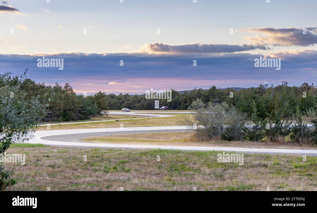 Curved exit ramp hi-res stock photography and images - Alamy