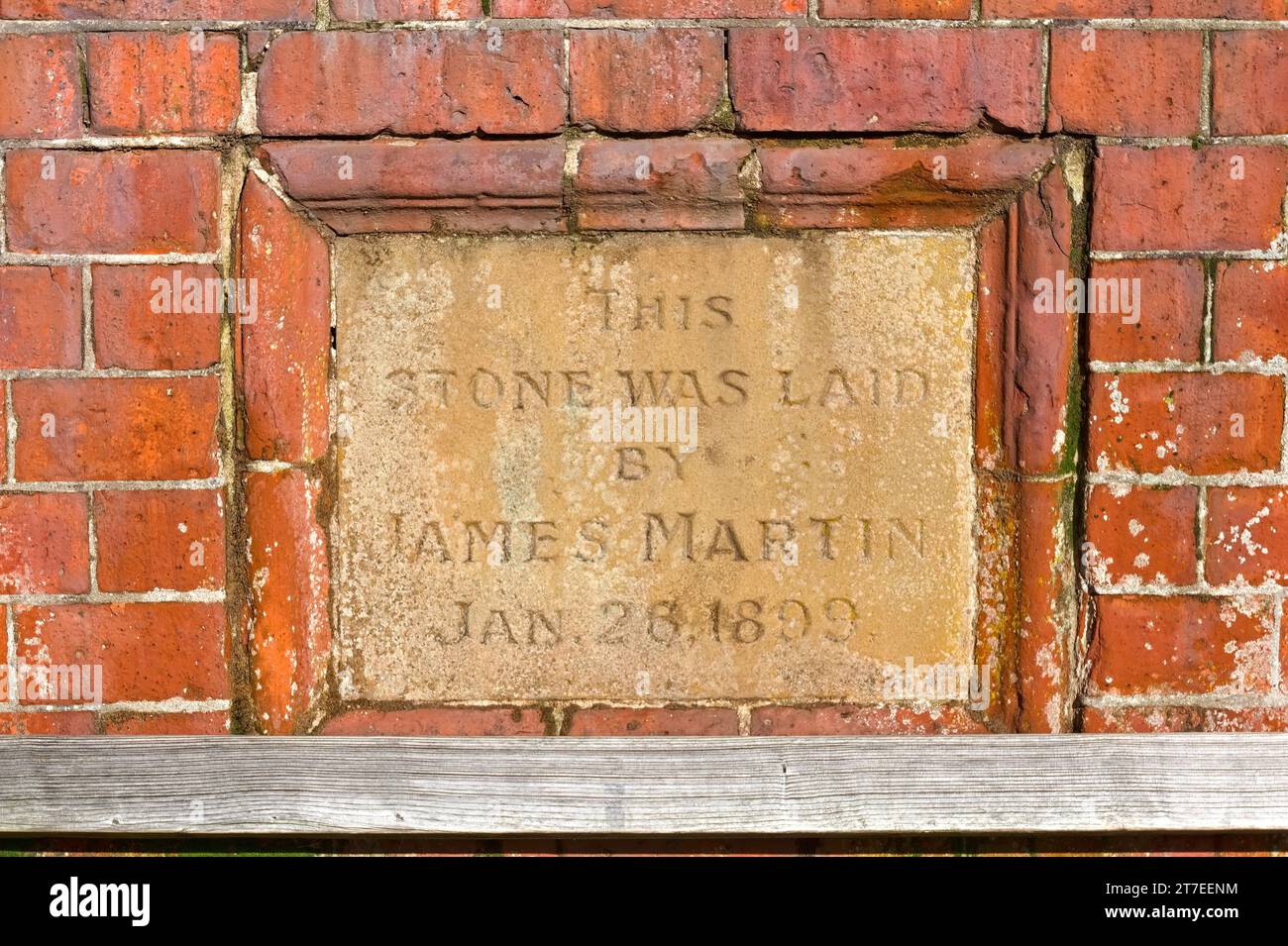 The keystone at the foot of the clock tower in Wainfleet was laid by ...