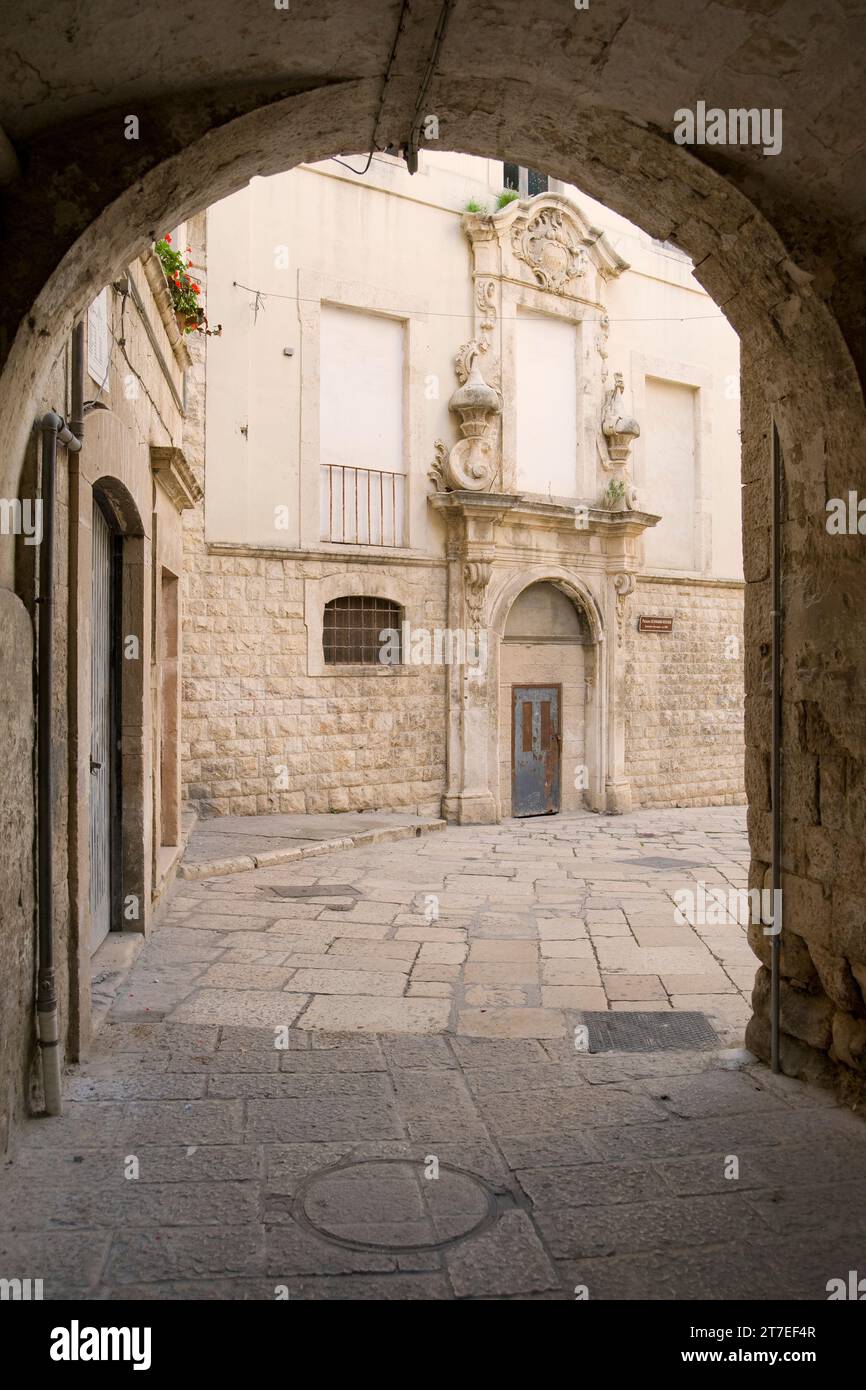 The Old Town. Molfetta. Puglia. Italy Stock Photo - Alamy
