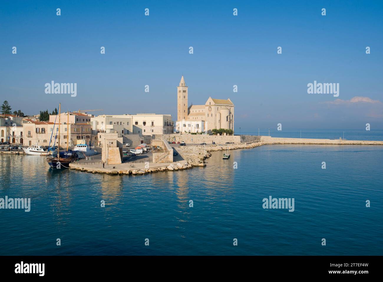 Panorama of the City From The Fort of Sant'antonio. Trani. Puglia ...