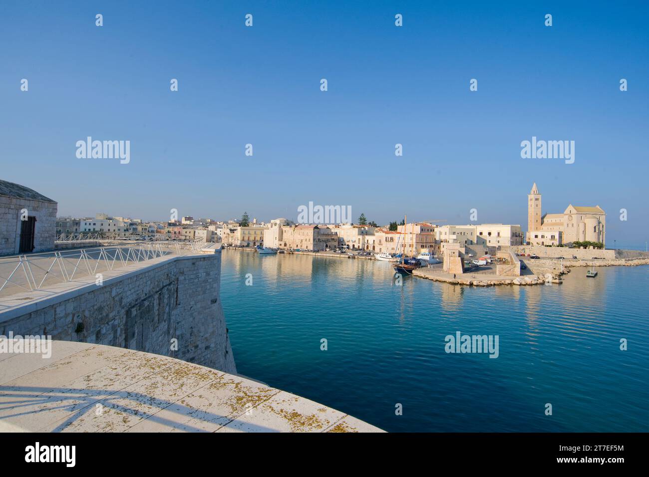 Panorama of the City From The Fort of Sant'antonio. Trani. Puglia ...