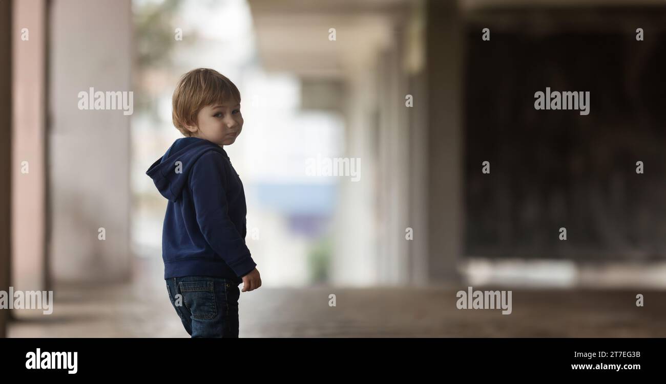 The Curious Little Explorer Stock Photo - Alamy