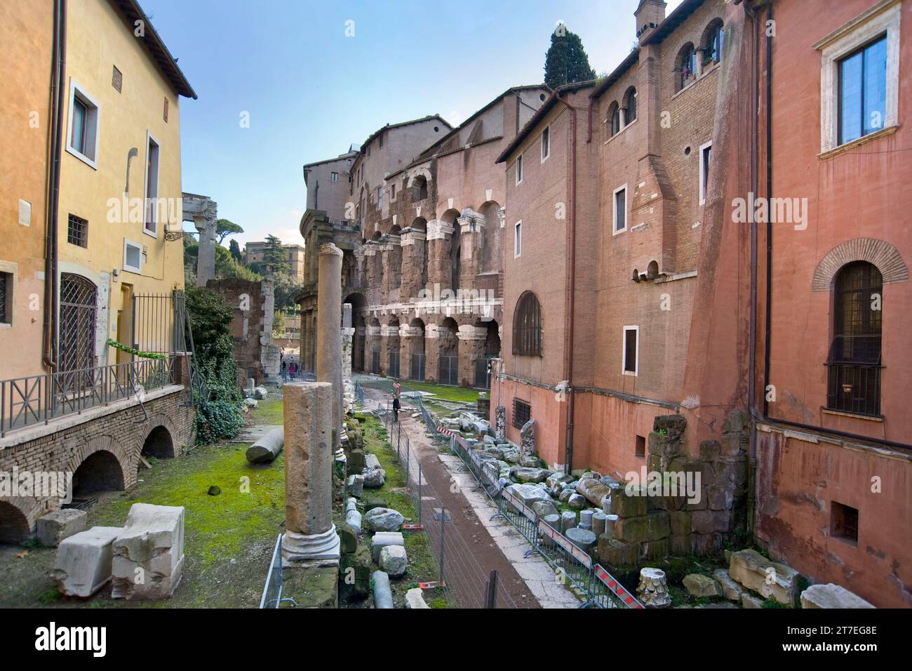 Portico octavia rome hi-res stock photography and images - Alamy