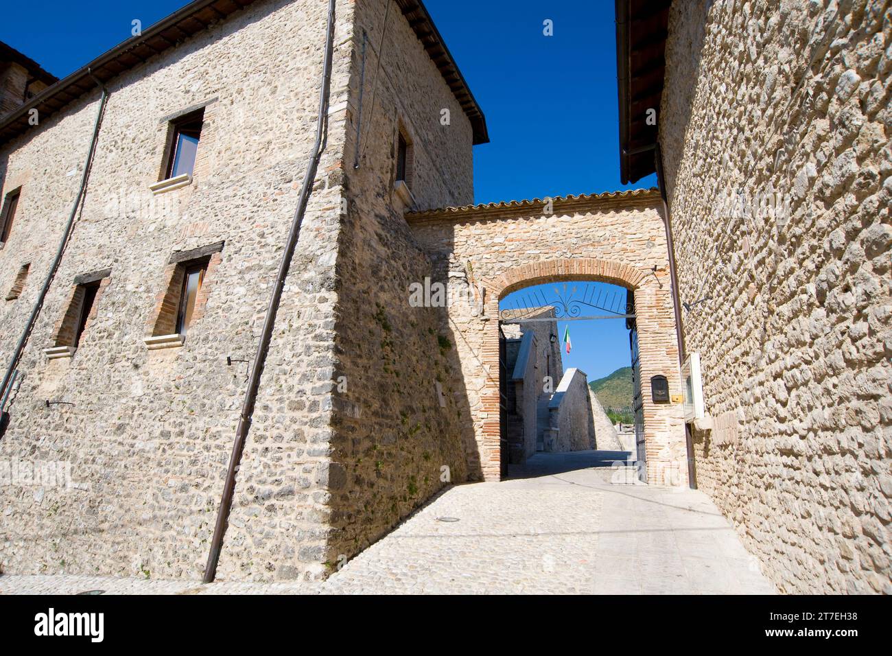 Old Town. Bridges of Scandriglia. Lazio. Italy Stock Photo - Alamy