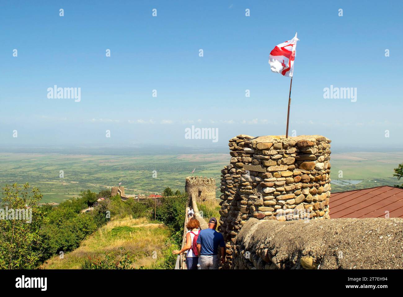 Sighnagli, Georgia - August 11, 2023: Overview of Kakheti wine ...