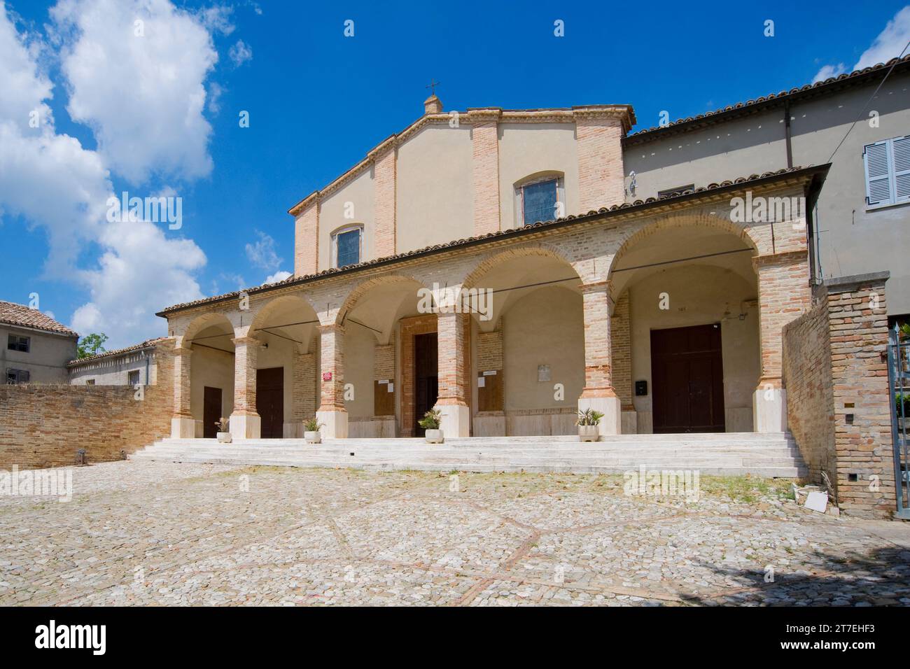 St. Thomas Becket Shrine of Canterbury. Montedinove. Marche. Italy ...
