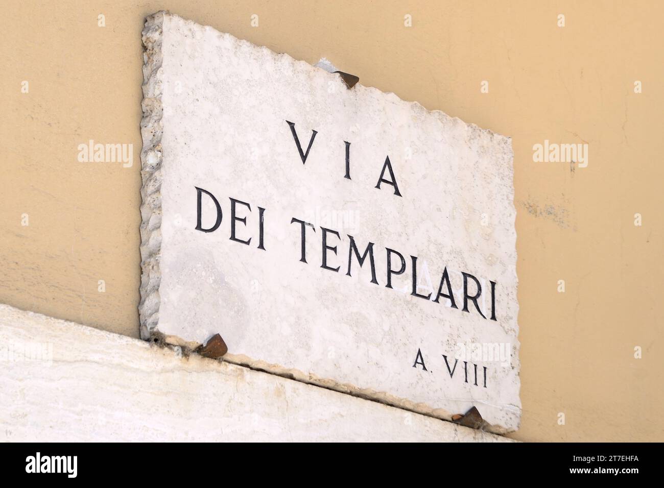 Via dei templari hi-res stock photography and images - Alamy