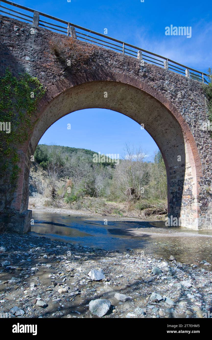 Ancient Railway Line. Murlo. Tuscany. Italy Stock Photo - Alamy