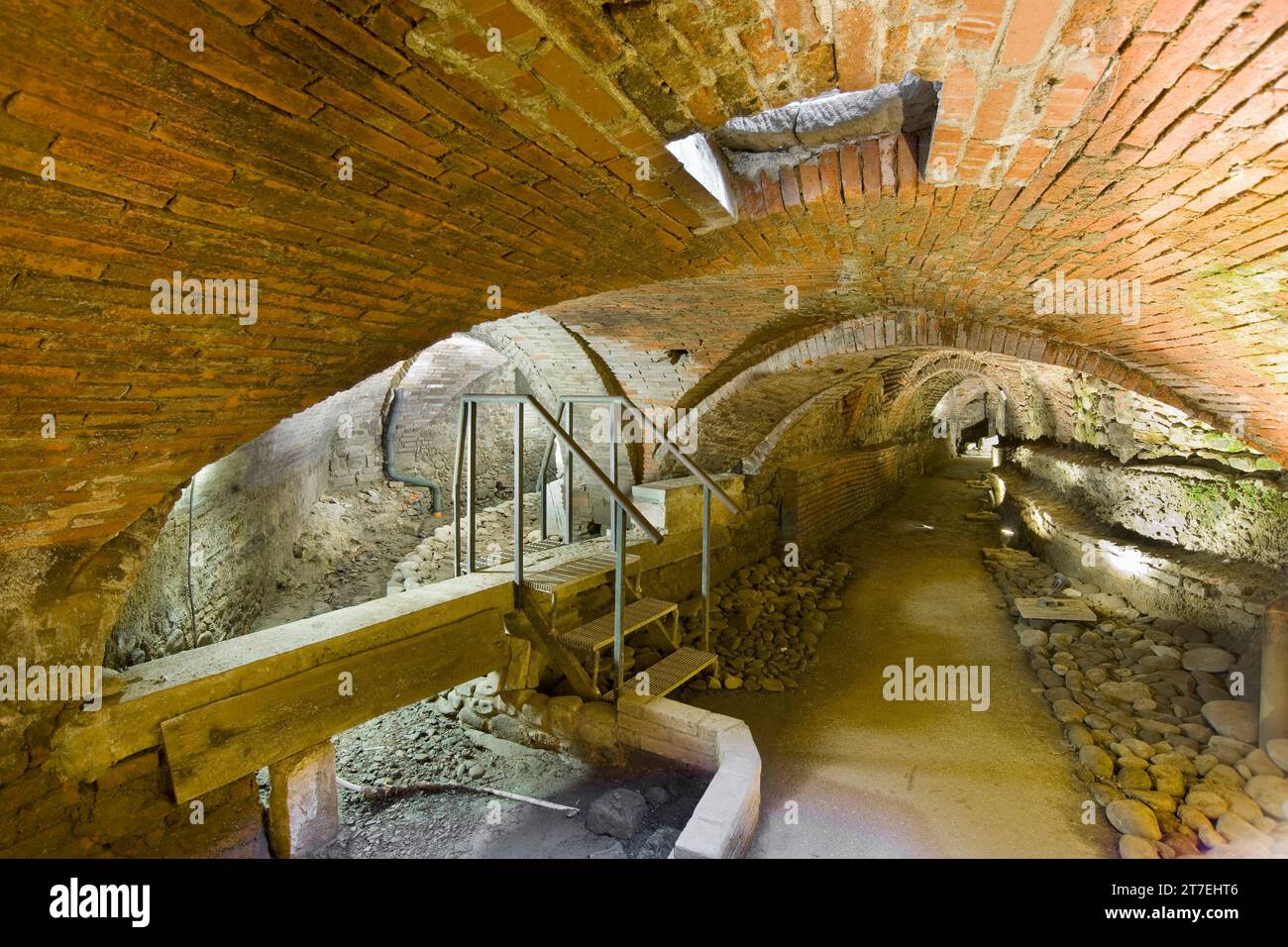 Underground Pistoia. Tuscany. Italy Stock Photo - Alamy