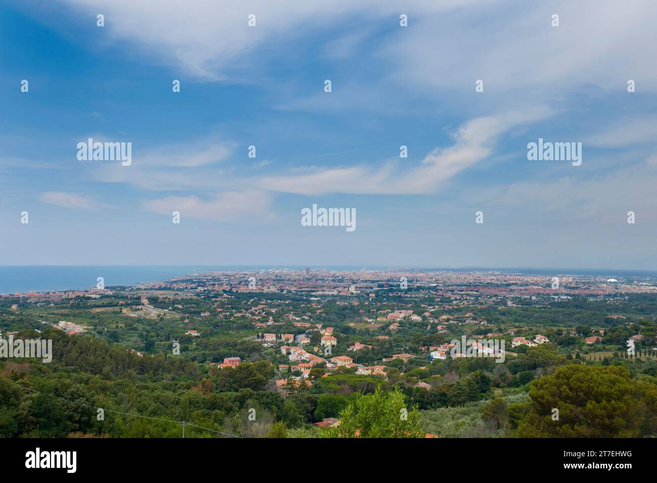 Panorama From The Sanctuary of the Madonna Delle Grazie Di Montenero ...
