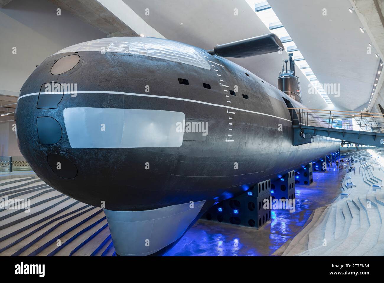 KRONSTADT, RUSSIA - JUNE 24, 2023: Nuclear submarine K-3 "Leninsky ...