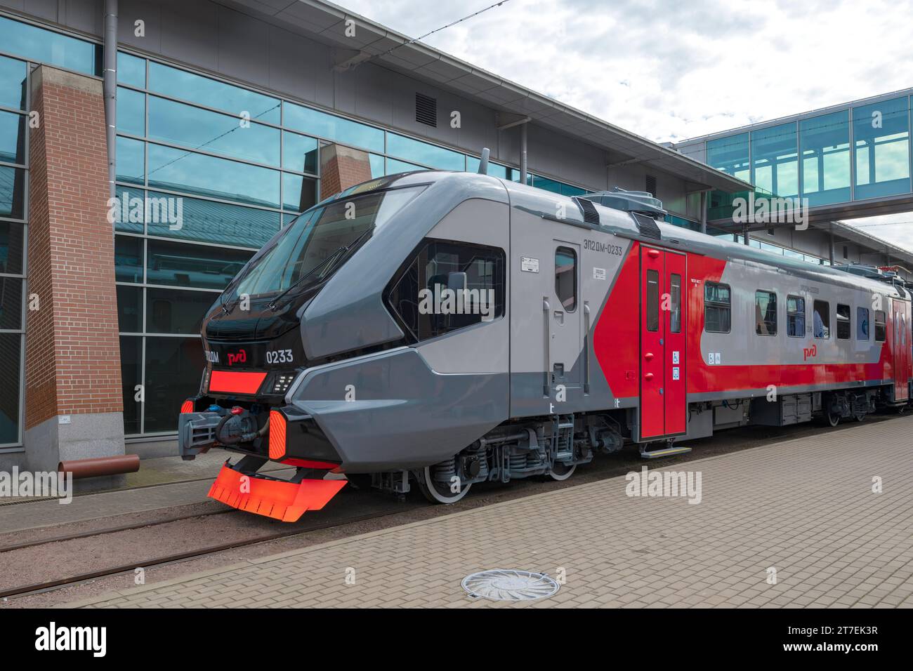 Electric train russian railways hi-res stock photography and images - Alamy