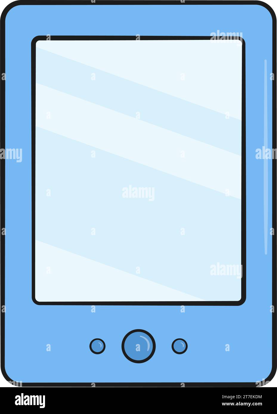 Ebook reader. Cartoon Stock Vector Image & Art - Alamy