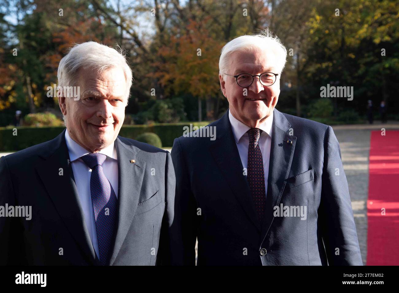 Bundespraesident Frank-Walter STEINMEIER, Sauli NIINISTOE, Niinistö, finnischer Staatspraesident ...