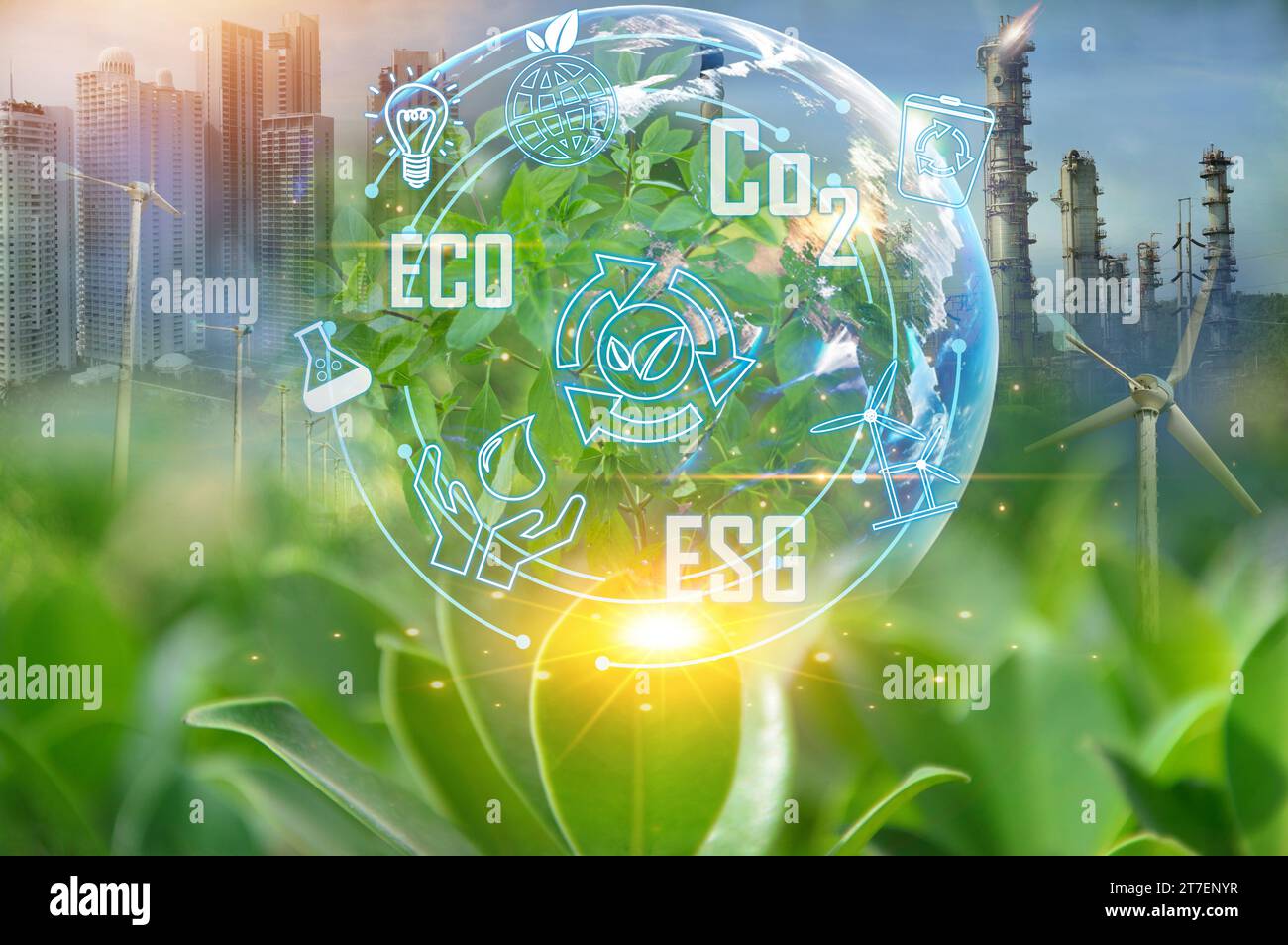 Ideas for reducing CO2 emissions, turning to clean energy for a green ...