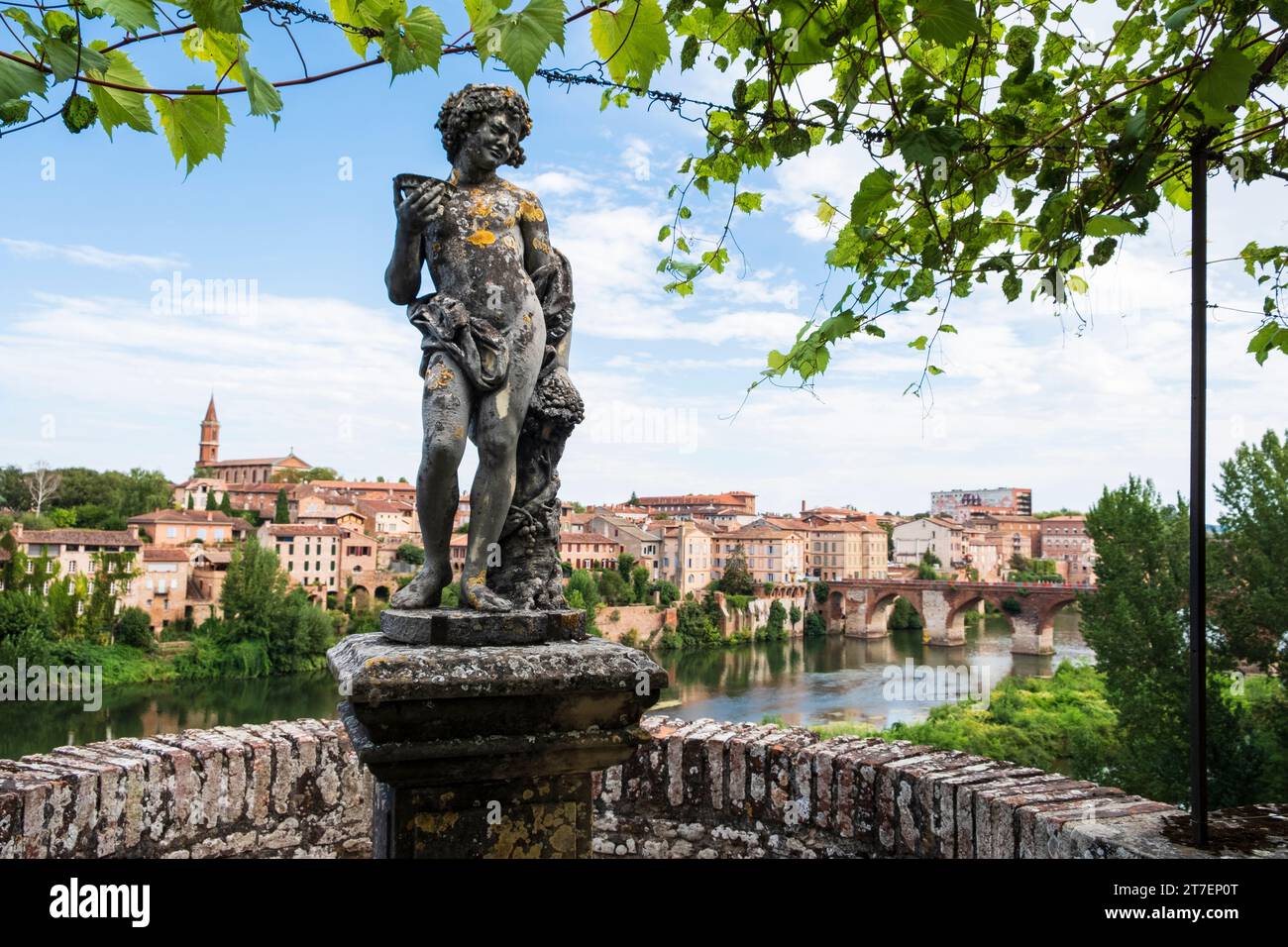 Garden Statue of Bacchus in Berbie Palace gardens (Toulouse Lautrec ...
