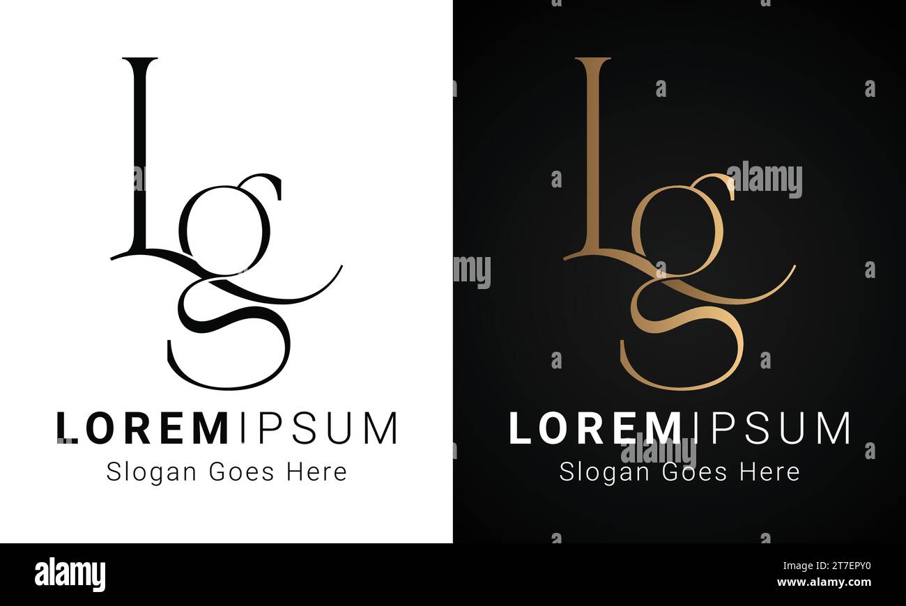 Lg letter design hi-res stock photography and images - Alamy