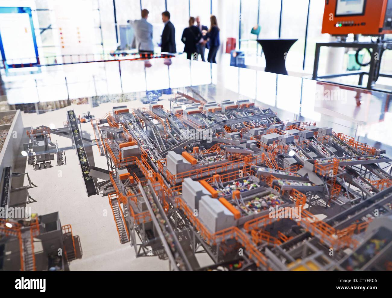 Miniature model during Wednesday's inauguration of Svensk ...