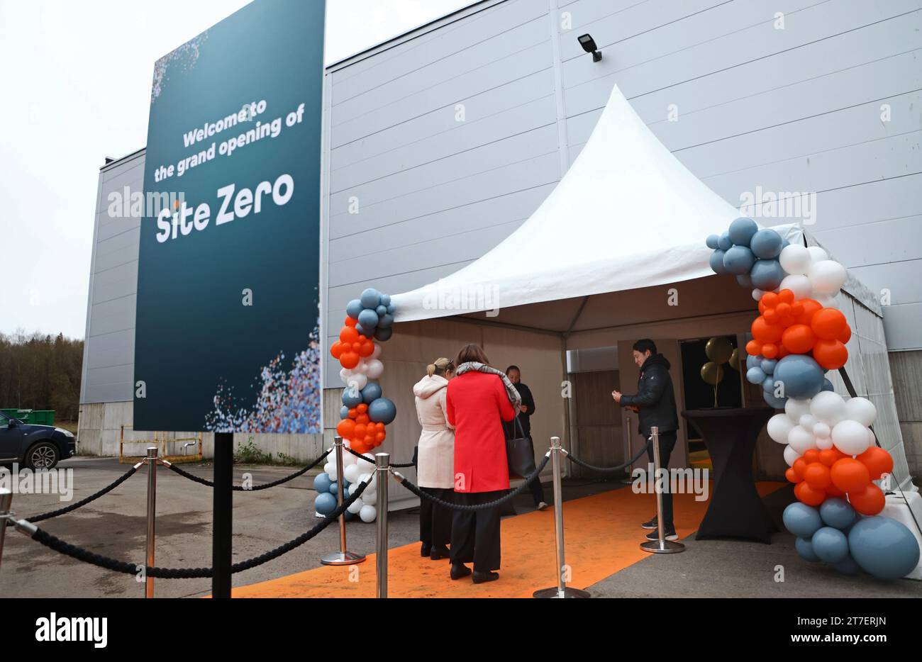 Visitors during Wednesday's inauguration of Svensk Plaståtervinnings ...