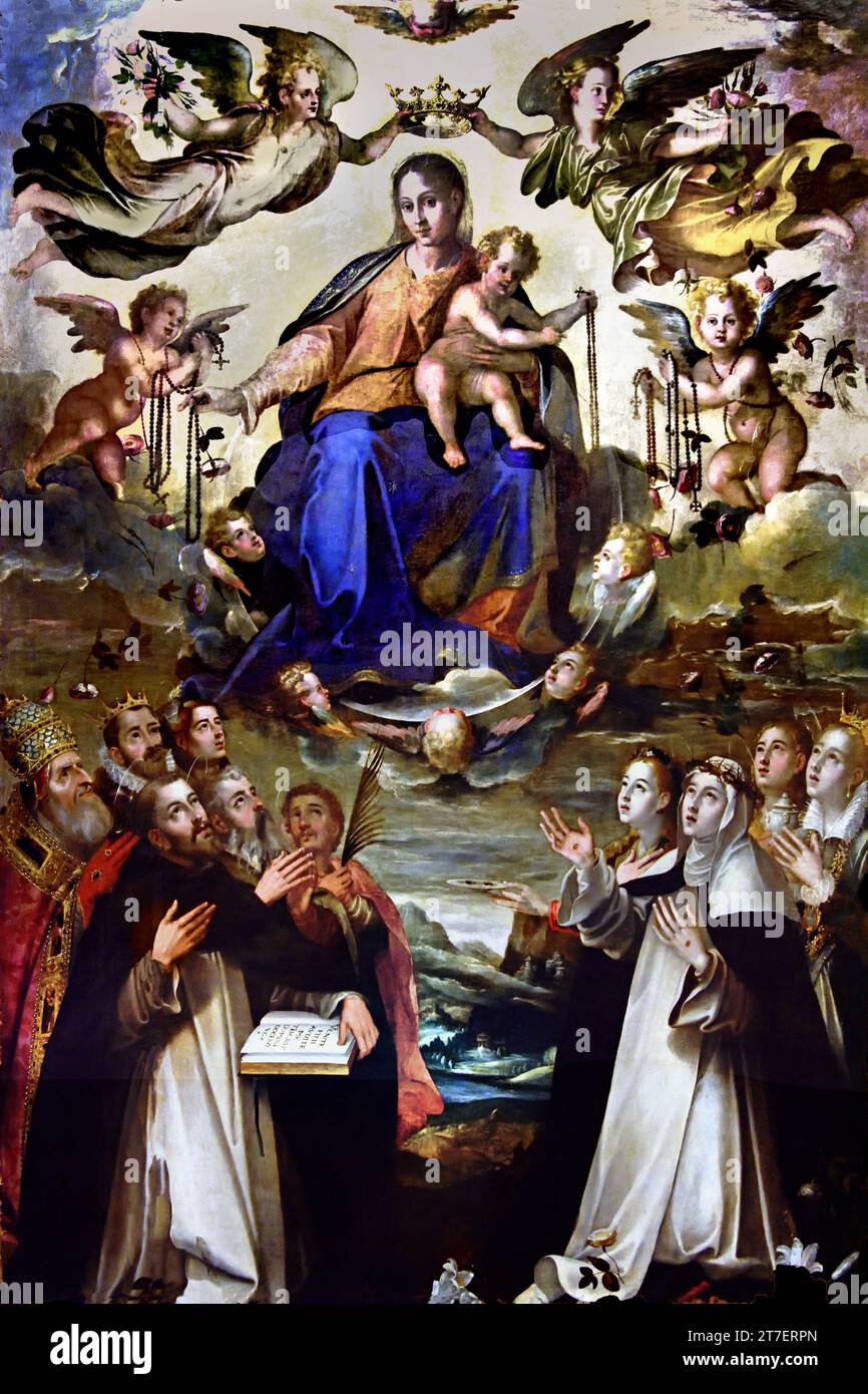 Virgin Mary of the Rosary, 1582-84. by Aert Mijtens (1541-1602 ...