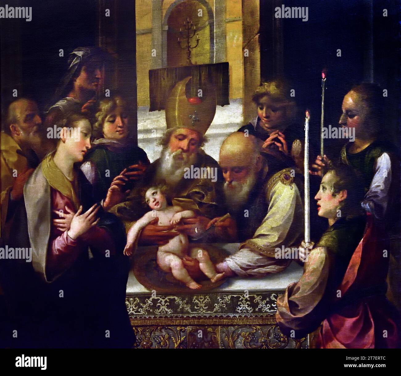 Circumcision 1606 Girolamo Imparato 1550 - 1621 Napoli Fine Art Museum ...