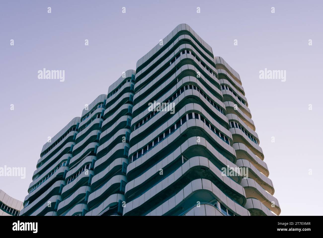 Alicante, Spain - October 13, 2023: Touristic apartment buildings in ...