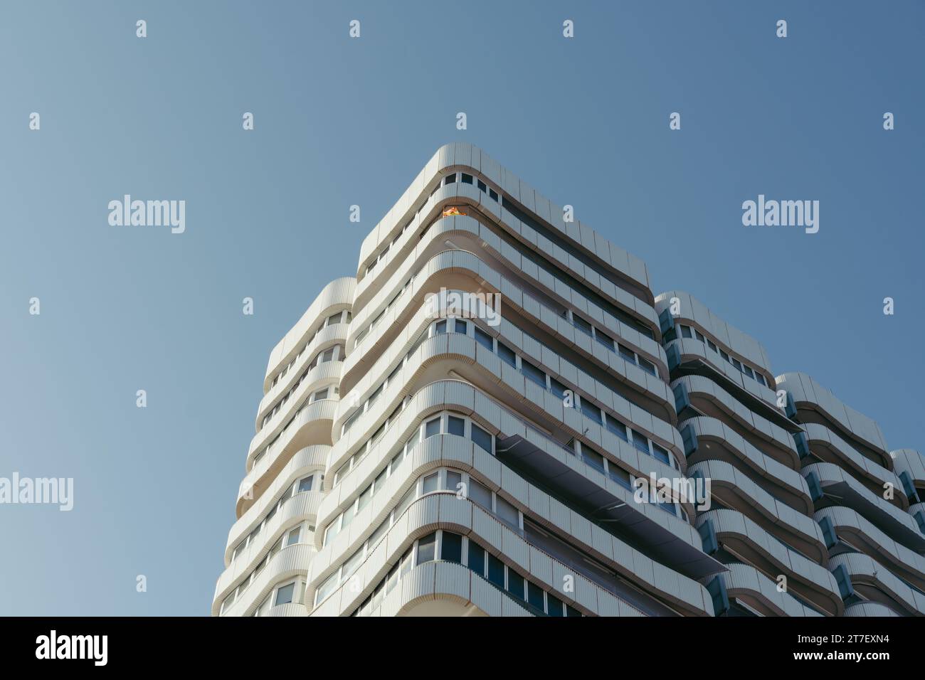 Alicante, Spain - October 13, 2023: Touristic apartment buildings in ...