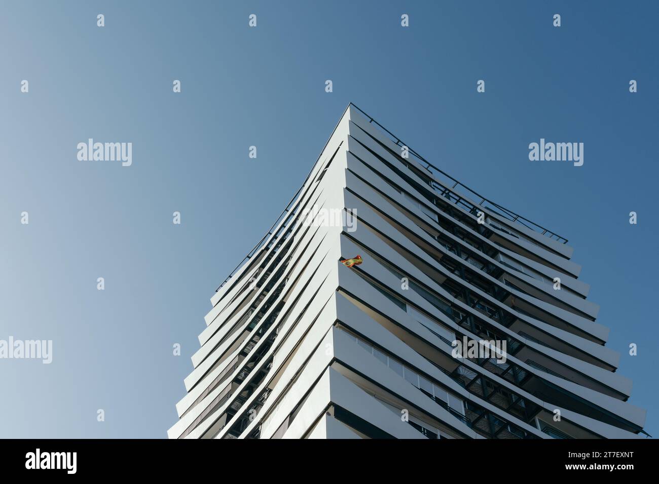 Alicante, Spain - October 13, 2023: Touristic apartment buildings in ...